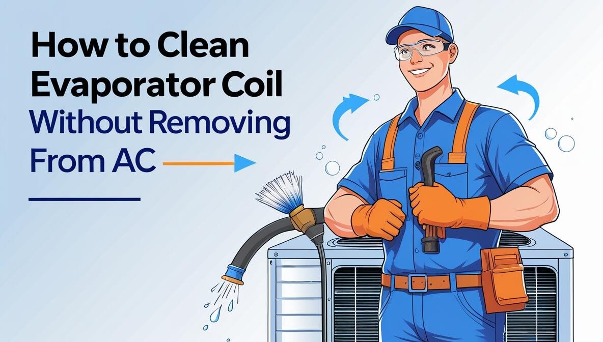 How To Clean Evaporator Coil Without Removing From AC?