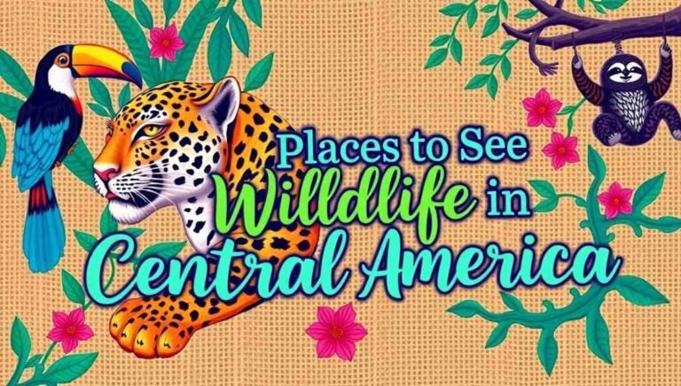 5 Best Places to See Wildlife in Central America - Eco365store