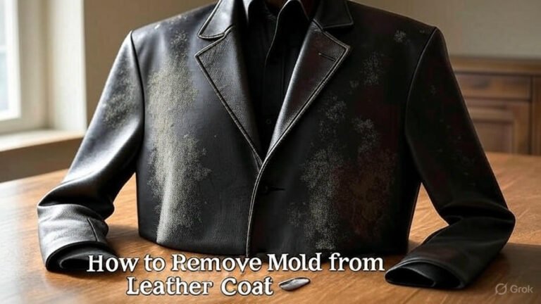 How to Remove Mold from Leather Coat Safely